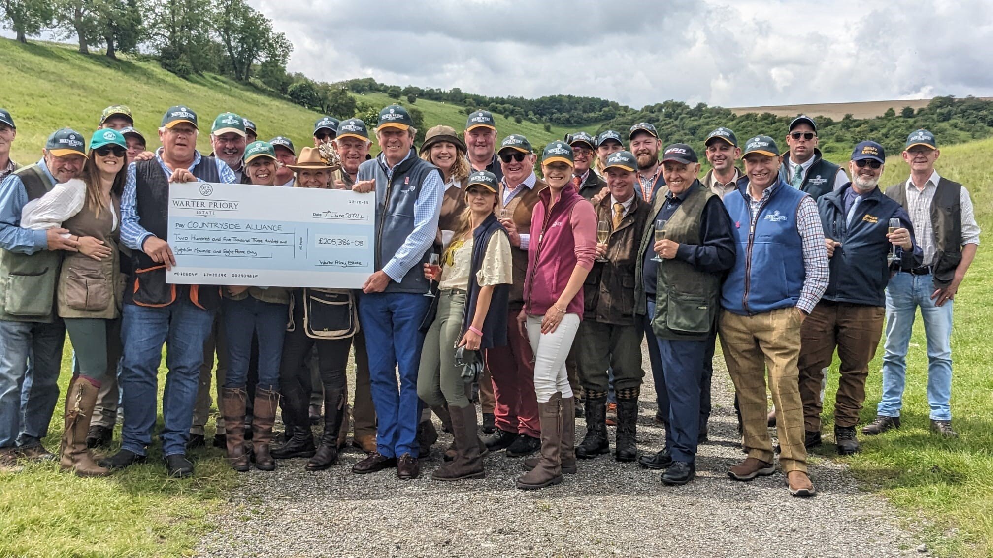 Record sum raised for the Countryside Alliance by the Warter Prio...
