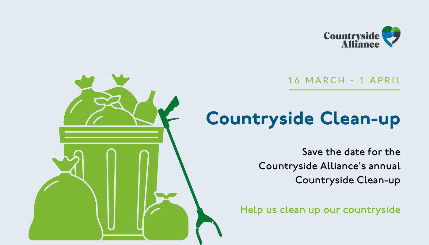 Register your group for the Countryside Clean-up